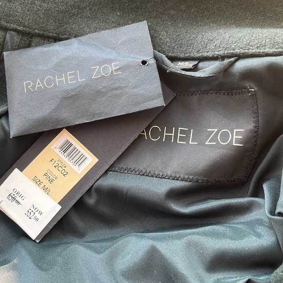 Rachel Zoe | Jackets & Coats | Rachel Zoe Hunter Green Wool Cape With ...